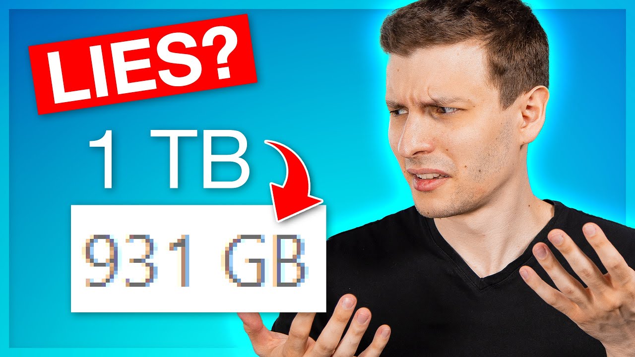 Why computer drives show less space than advertised