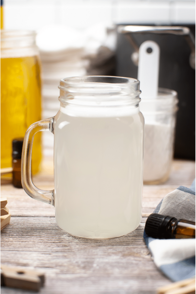 DIY Homemade Liquid Laundry Detergent for Washing Machines