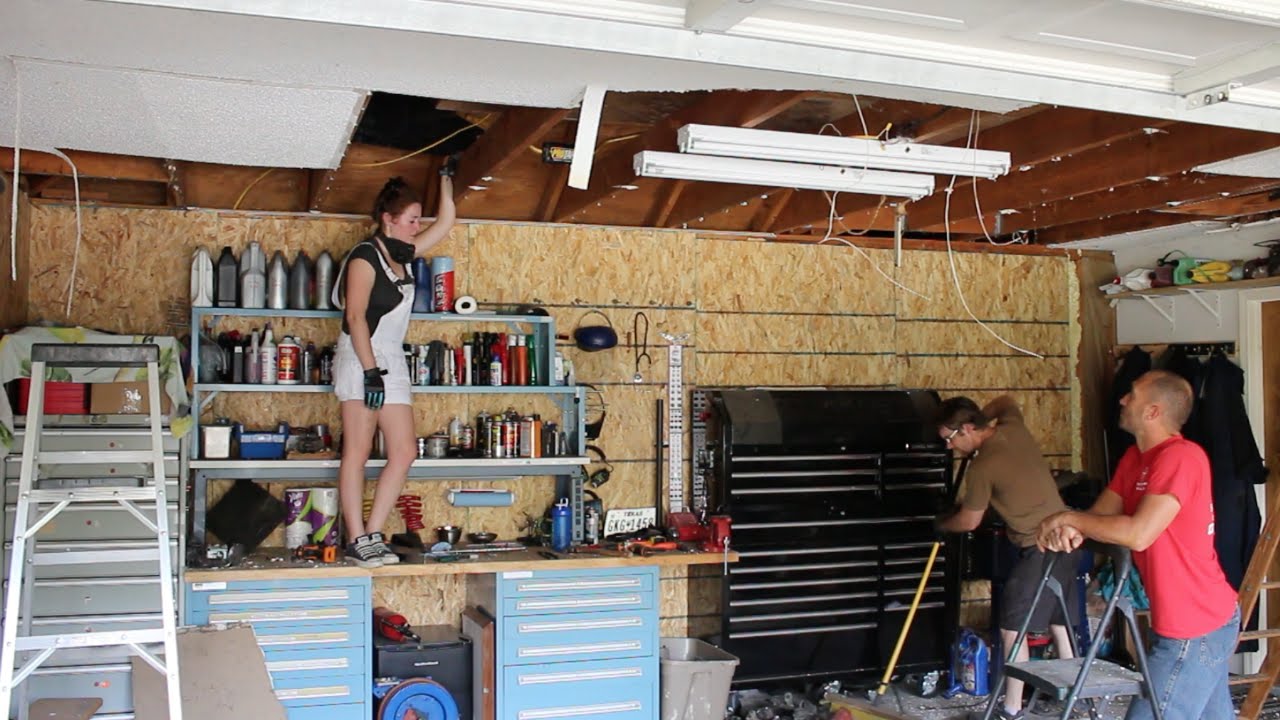 Complete a Garage Ceiling Overhaul for More Storage Options