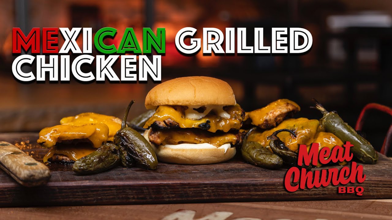 Watch the steps for making a zesty Mexican grilled chicken sandwich