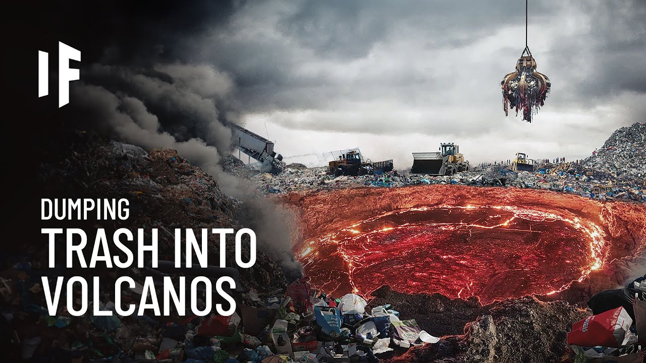 What if we dumped all our trash into volcanoes?