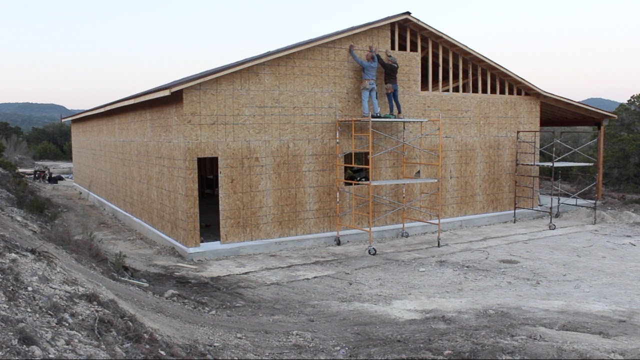 Build Shop Walls and Roof Like a Pro DIYer