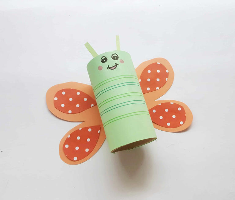 Toilet Paper Roll Butterfly Craft