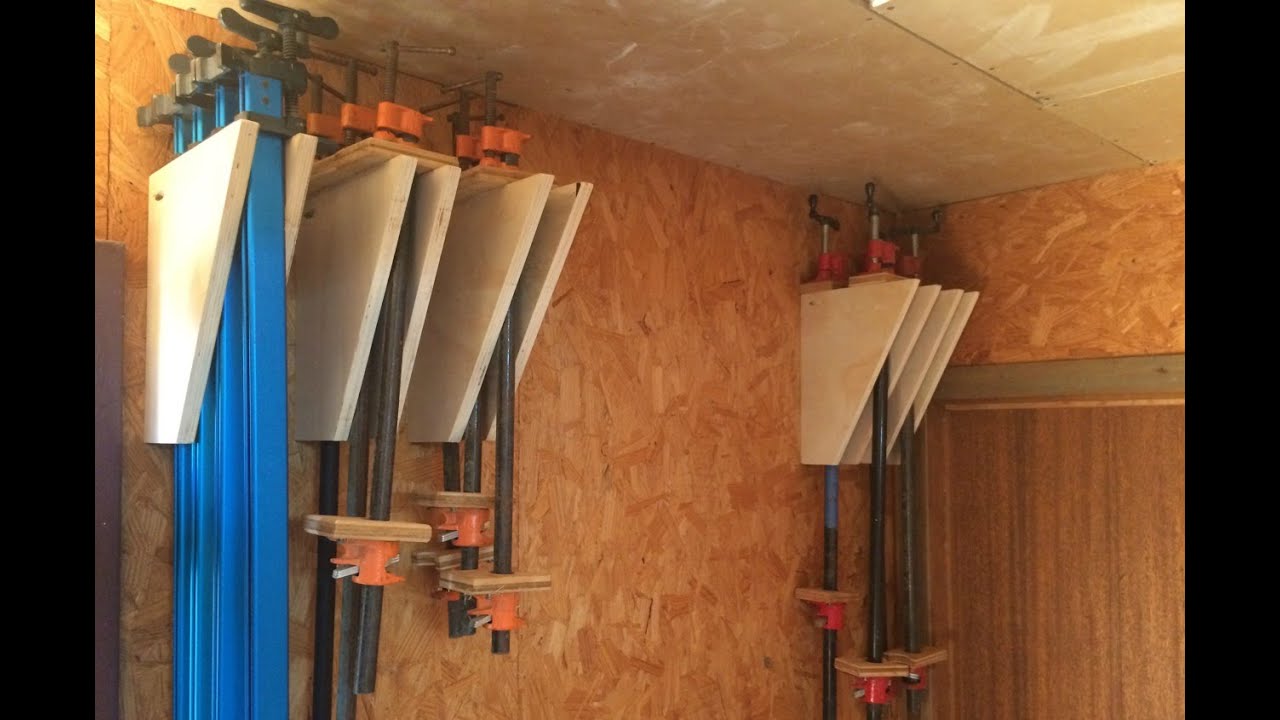 Create Quick and Easy Clamp Storage for Your Shop