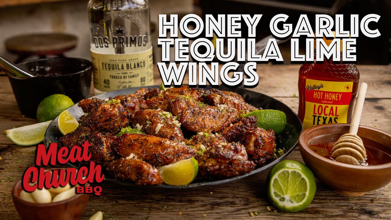 Honey Garlic Tequila Lime Wings With Zesty Kick