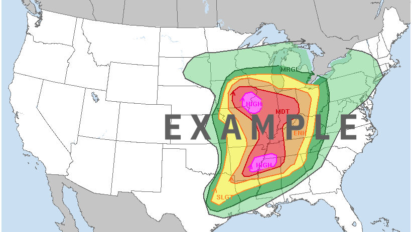 What 'High Risk' Severe Weather Outlooks Mean And How Rare They Are