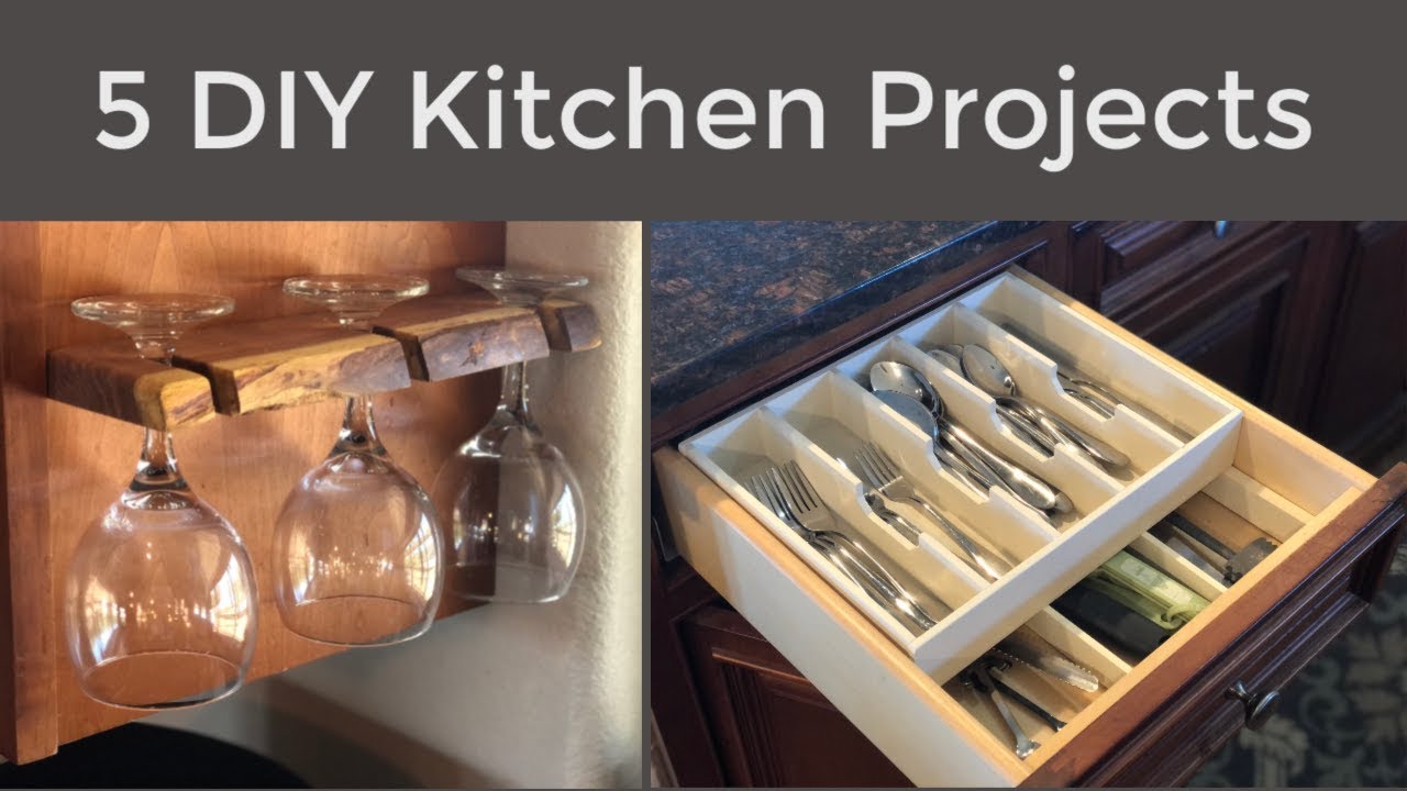 Build five quick and easy DIY kitchen projects