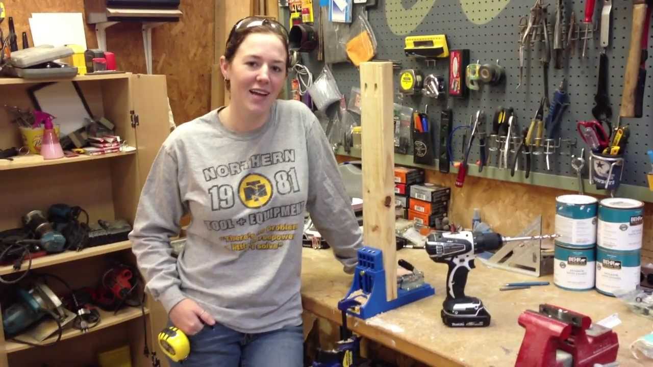 Use a Kreg pocket hole jig for strong DIY joinery
