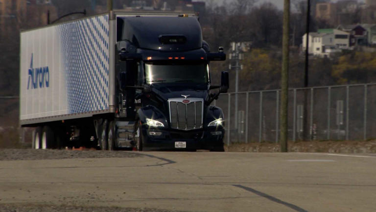 Self-driving trucks on the road: Pittsburgh's Aurora completes first ...