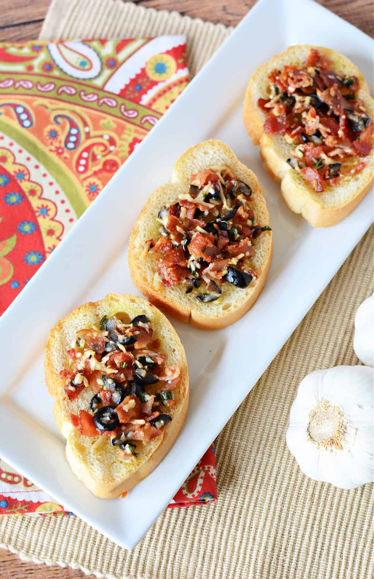 Savory Bacon Garlic Appetizers Recipe