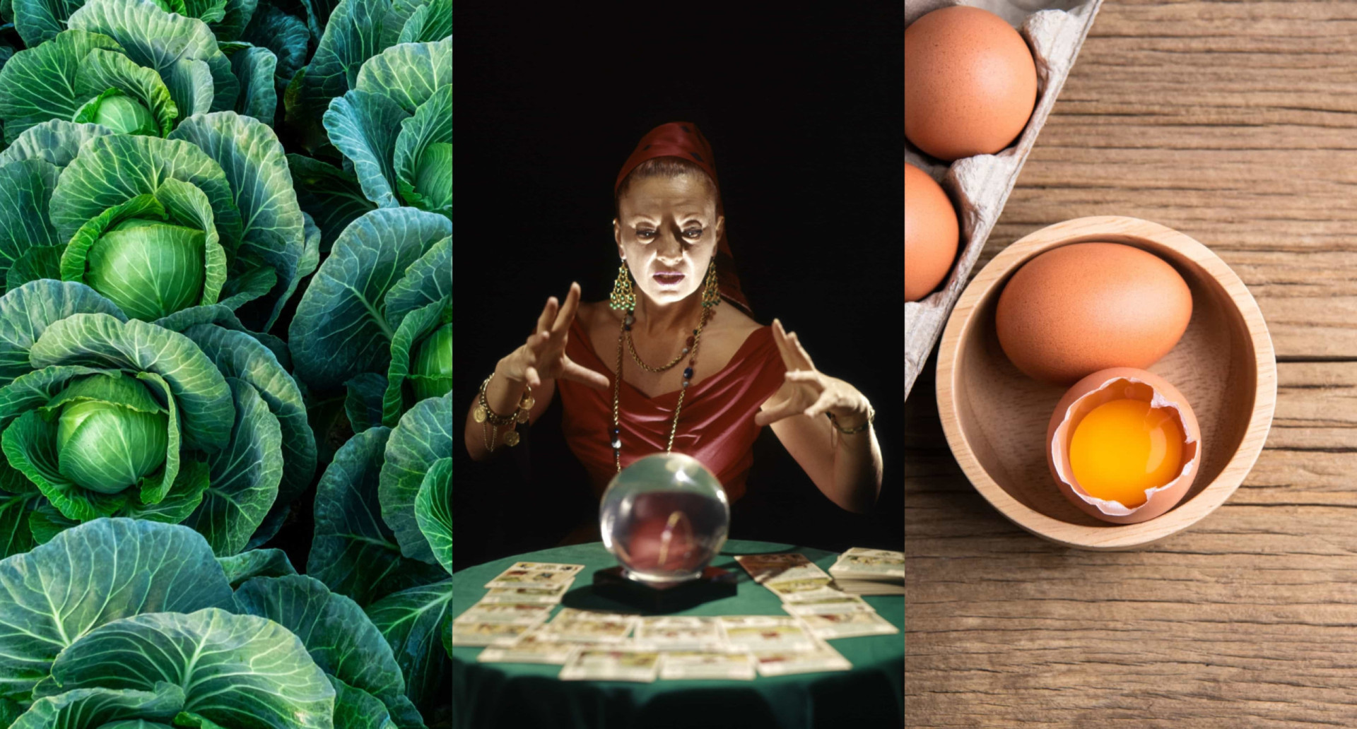 Kitchen magic: predicting the future using food