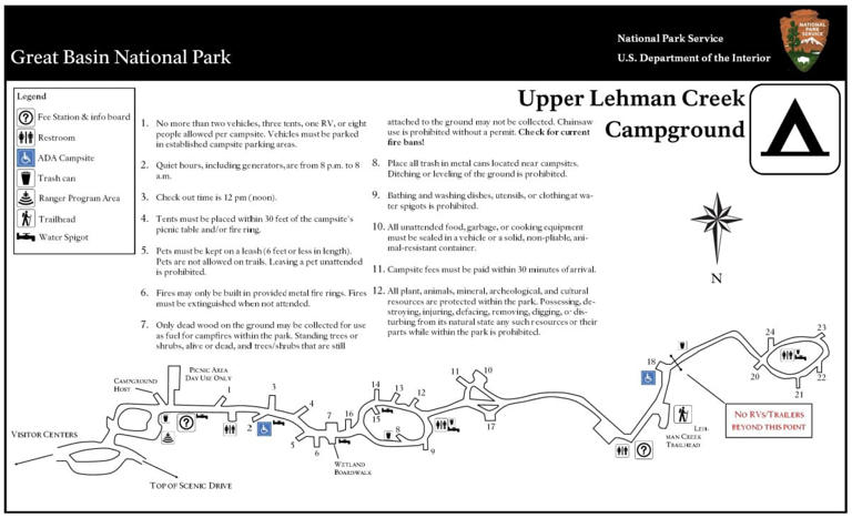 Upper Lehman Creek Campground - Great Basin National Park