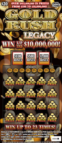 Jacksonville man wins $1 million playing Gold Rush Legacy scratch-off game Jacksonville man wins $1 million playing Gold Rush Legacy scratch-off game