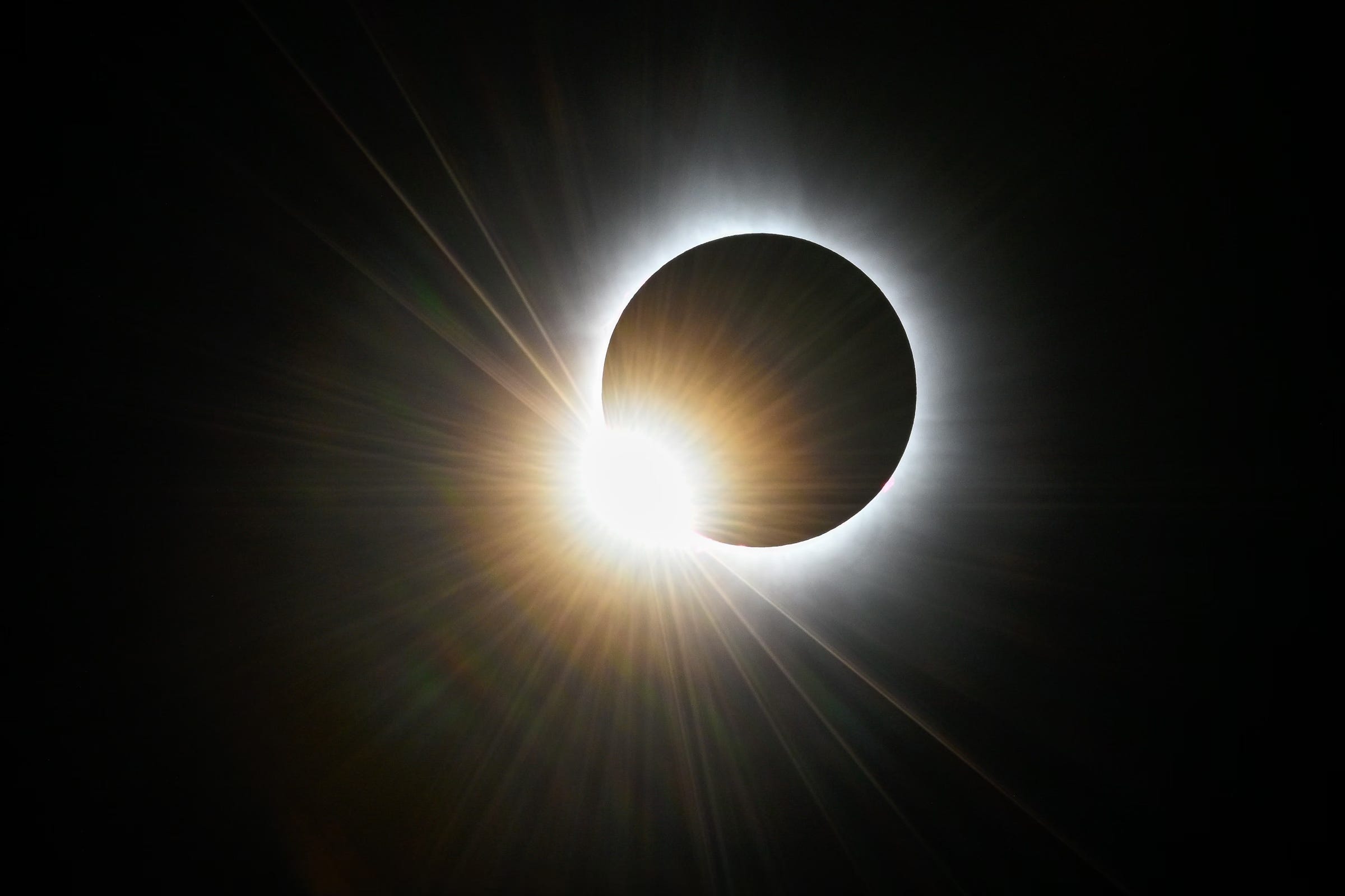 Images from the Solar Eclipse: See photos of the rare event on April 8 ...