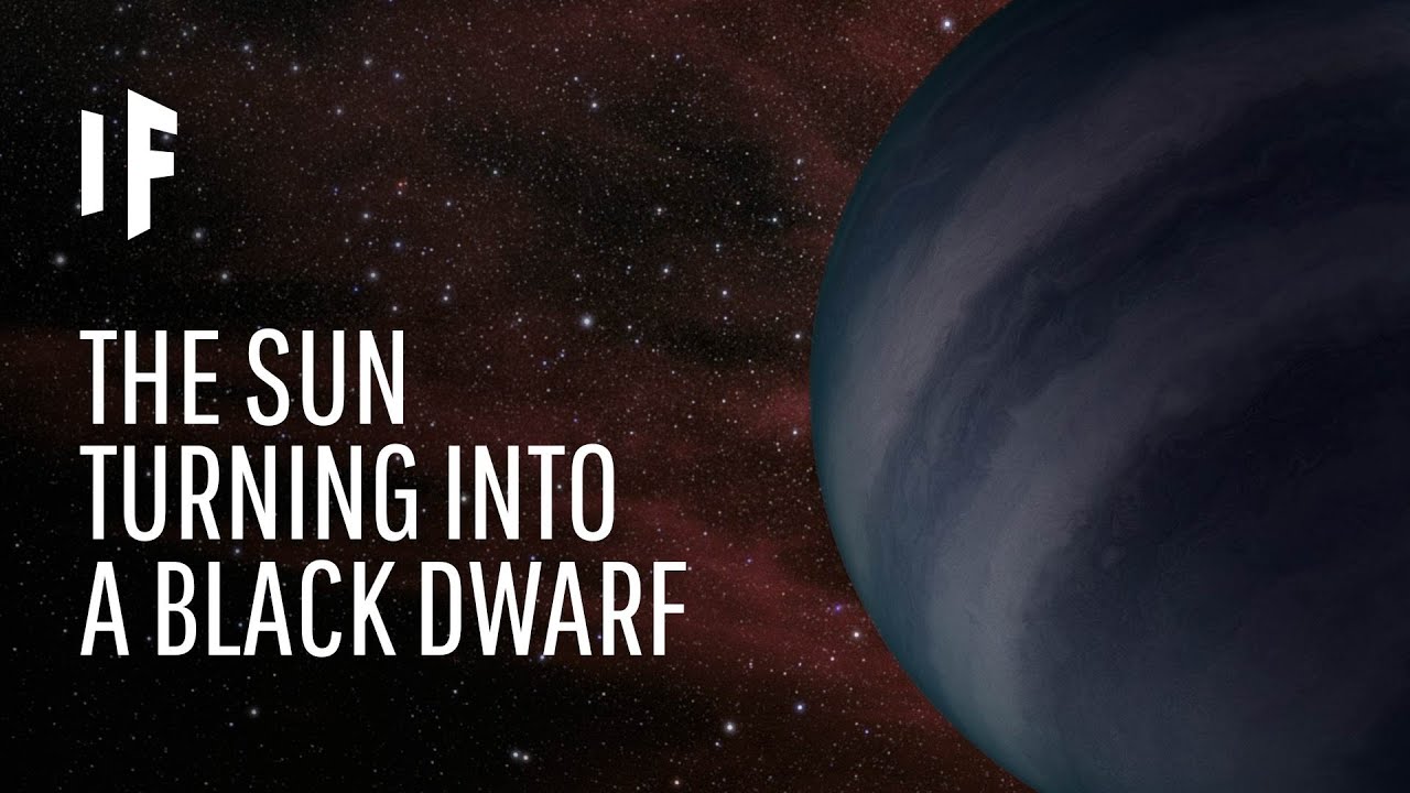 Imagine our sun turning into a black dwarf and plunging Earth into darkness