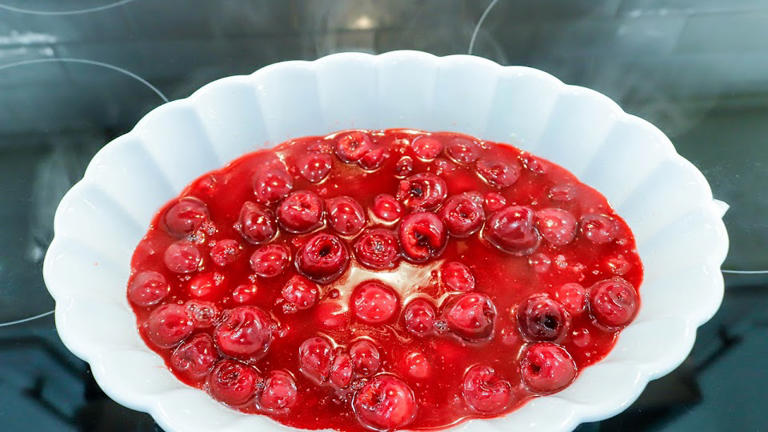This cherry cobbler is easy and yummy - Michigan cherry cobbler