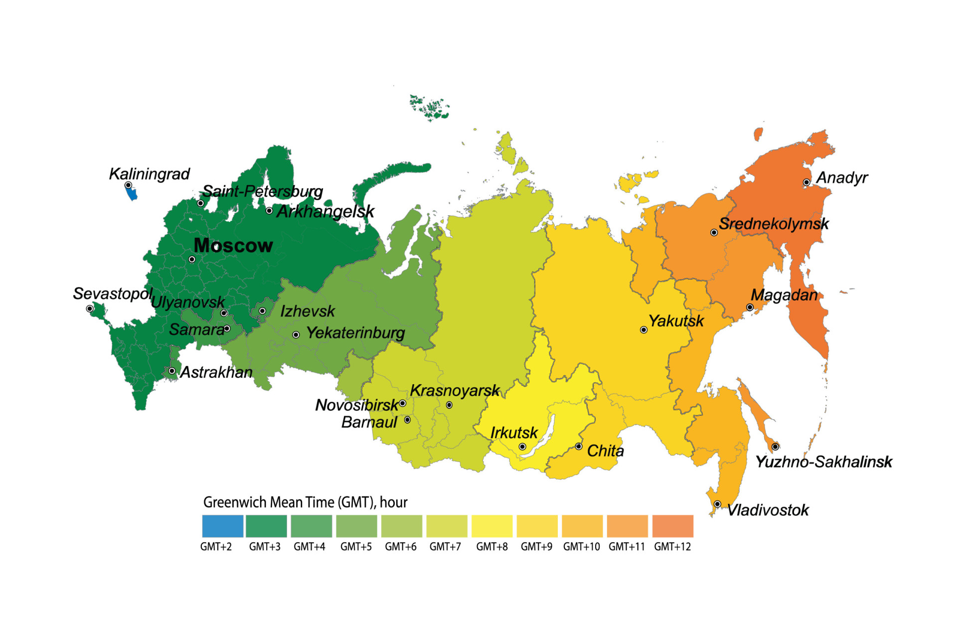 Varifrån kommer olika tidszoner?