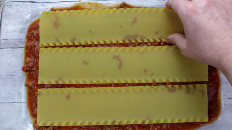 Since The Noodles Aren't Boiled First, This Lasagna Can Be Put Together ...