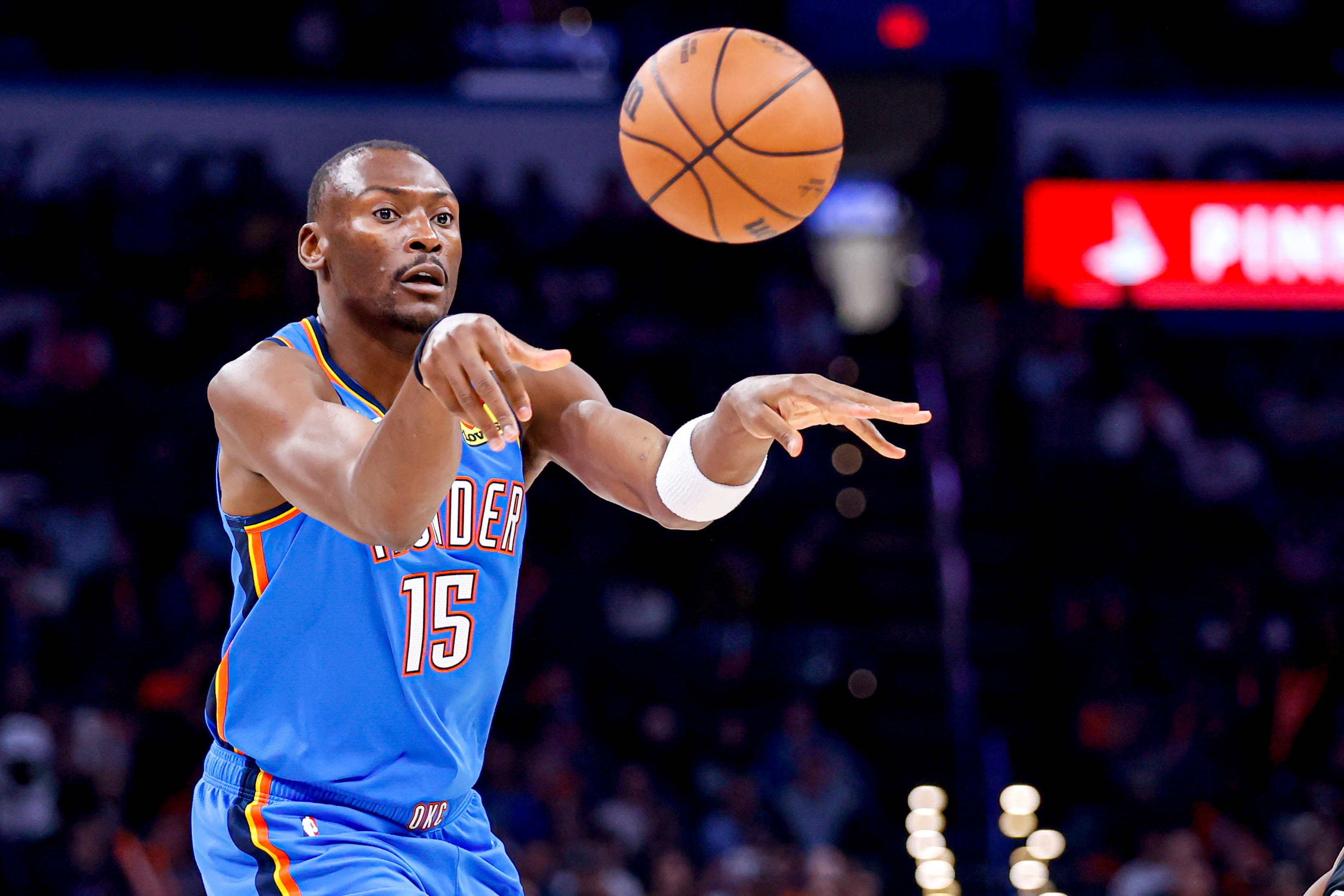 OKC Thunder jersey history No. 15 - Bismack Biyombo (2024)