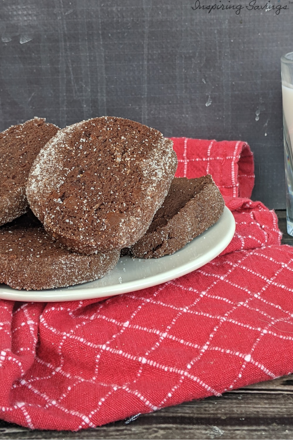 Sea Salt Chocolate Sables Cookies
