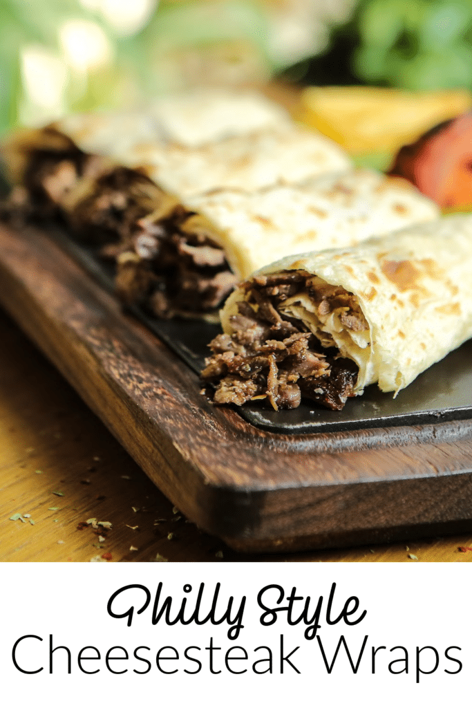 Philly Steak & Cheese Wraps