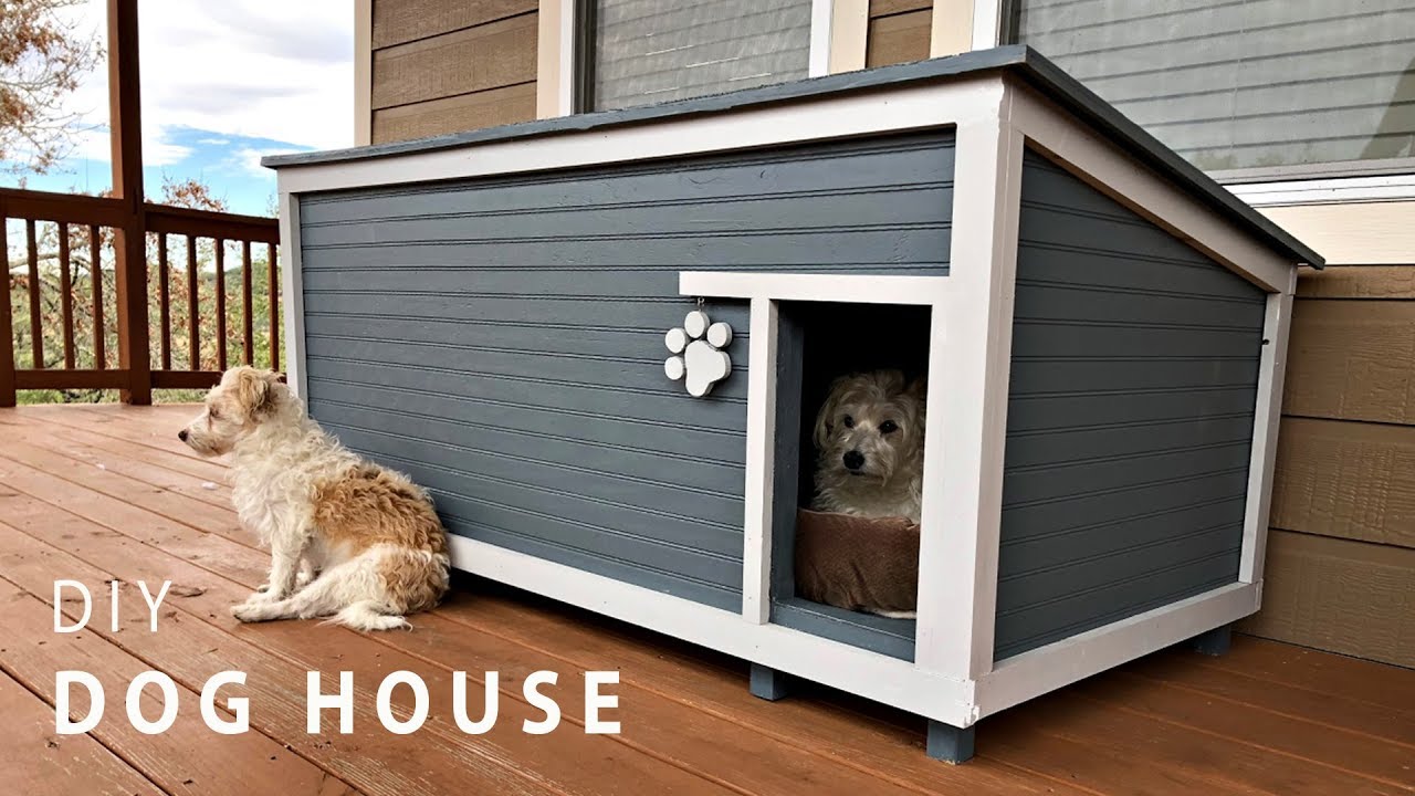 How to build an insulated dog house