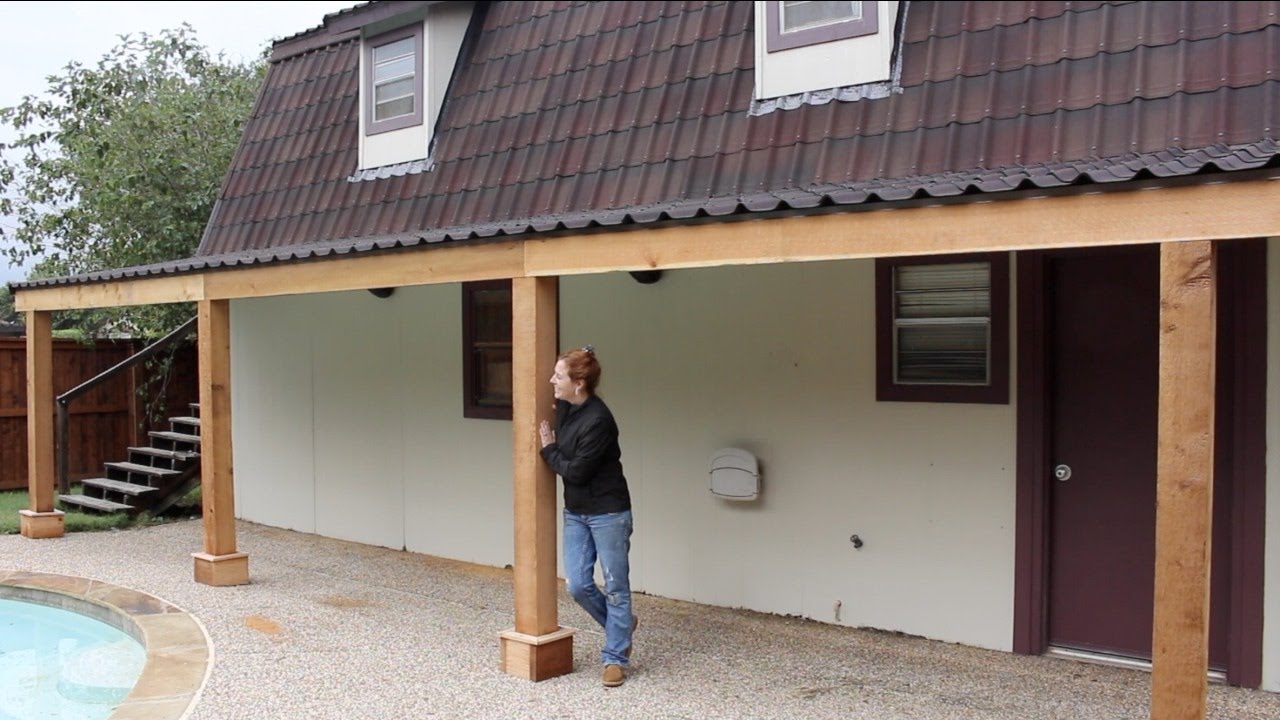 Extend Your Covered Patio Project with DIY Porch Part Two