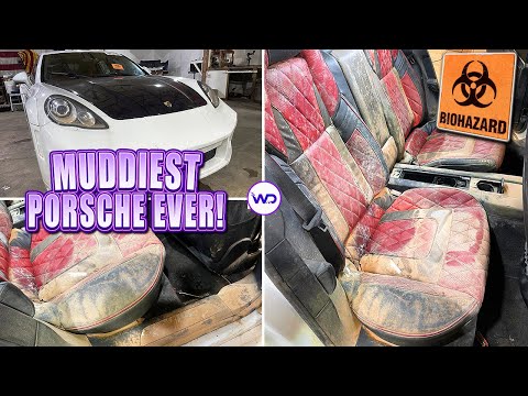 Biohazard Porsche Deep Cleaned After Flood Disaster