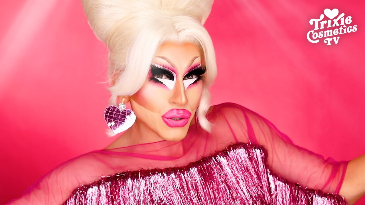 Join Trixie Mattel as she gets ready with the full solid pink disco ...