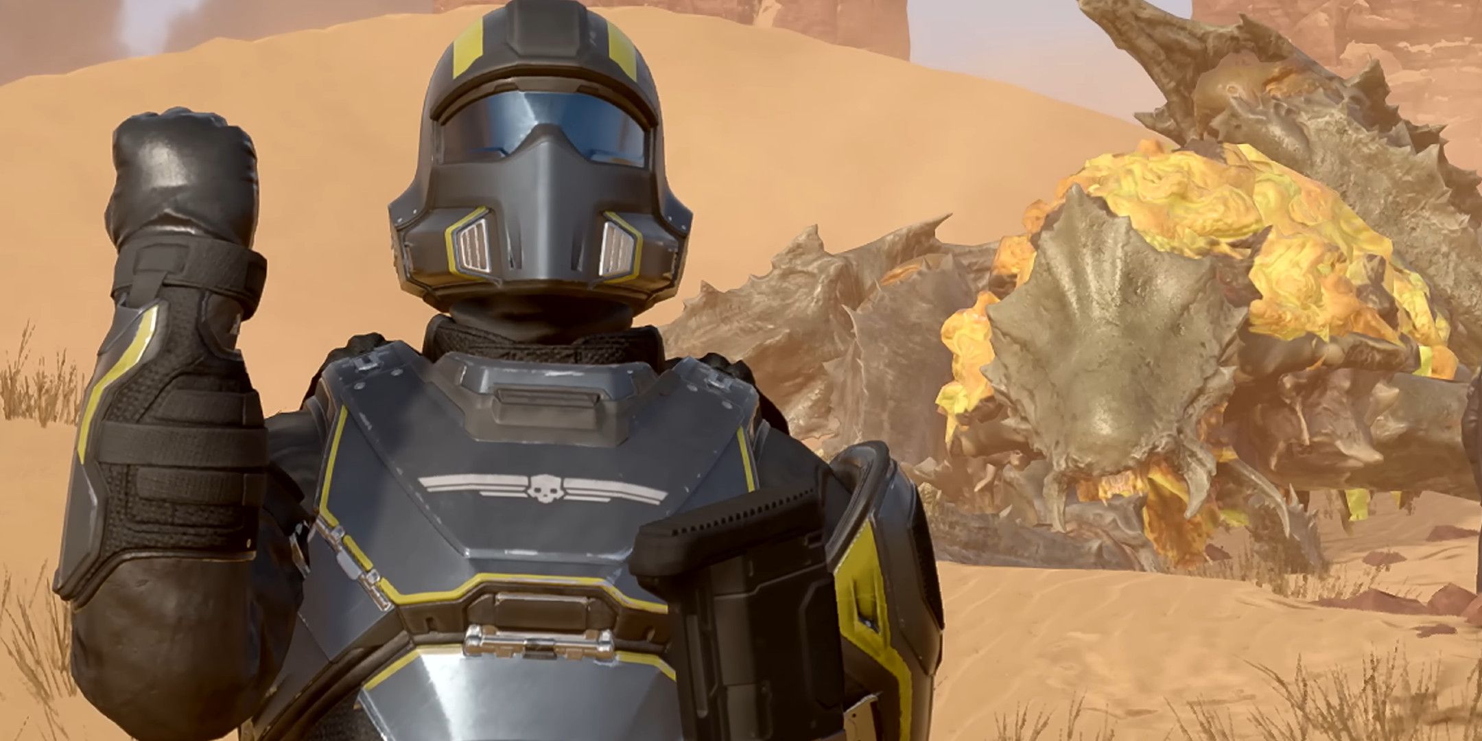 Helldivers 2 Player Defeats Bile Titan With A Snowball