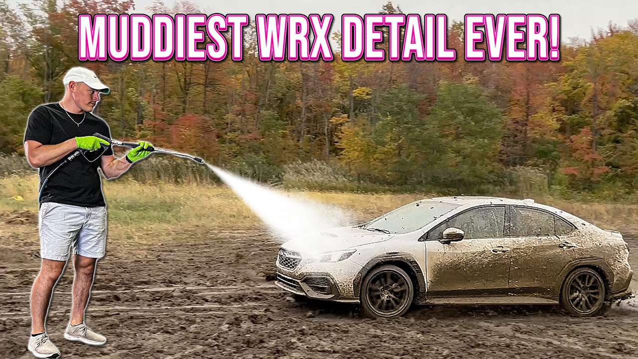 2022 WRX Buried in Mud Cleaned to Factory Shine
