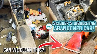 Smoker’s Abandoned Car Gets Full Biohazard Cleaning
