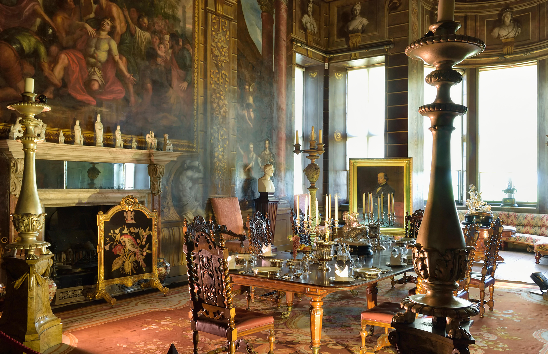 Inside one of England's oldest surviving stately homes