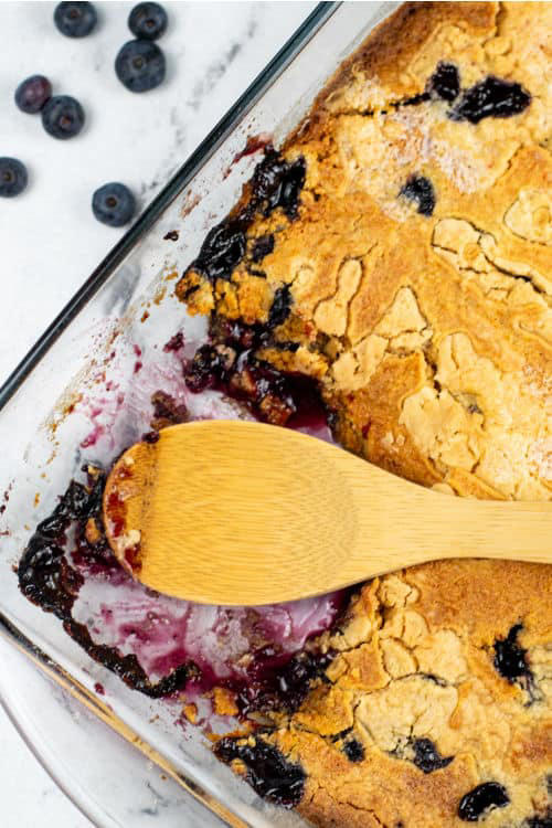 Easy Blueberry Cobbler With Cake Mix