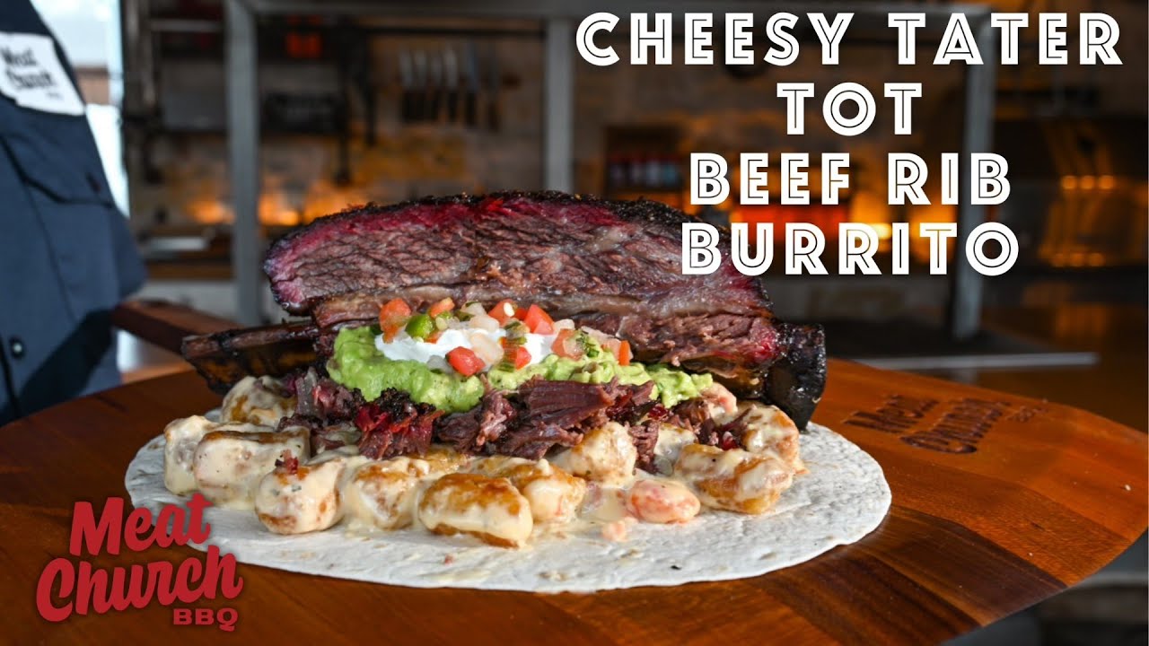 Make cheesy tater tot burritos featured on The Tonight Show