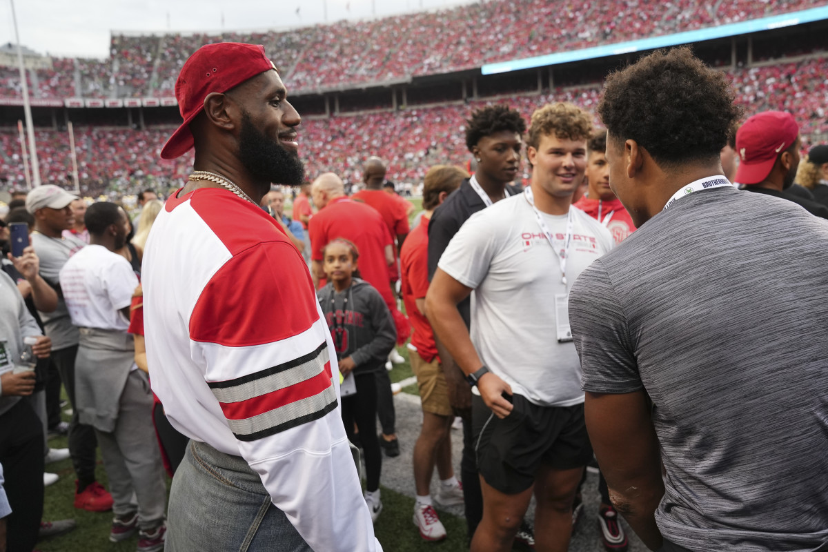 LeBron James, Bryce Harper Show Clear Rooting Interest at Ohio State ...