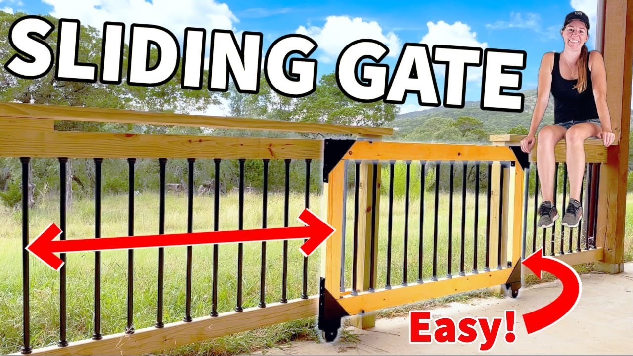 Fix Your Sagging Gate with This DIY Sliding Gate