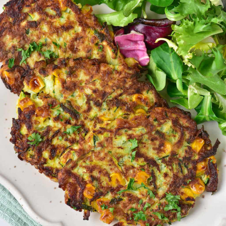 Zucchini and Corn Fritters