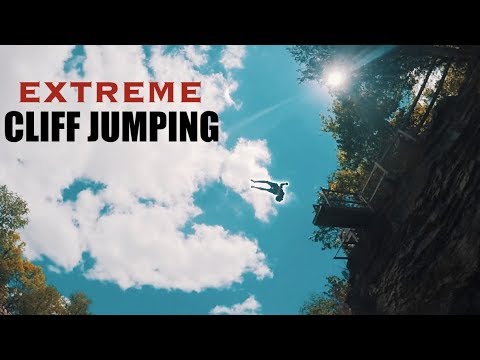 Extreme Cliff Jumping Stunt Pushes the Limit