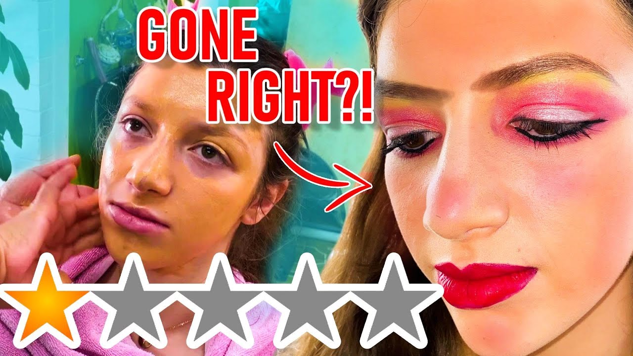 I hired the worst reviewed makeup artist and it actually wasn't bad