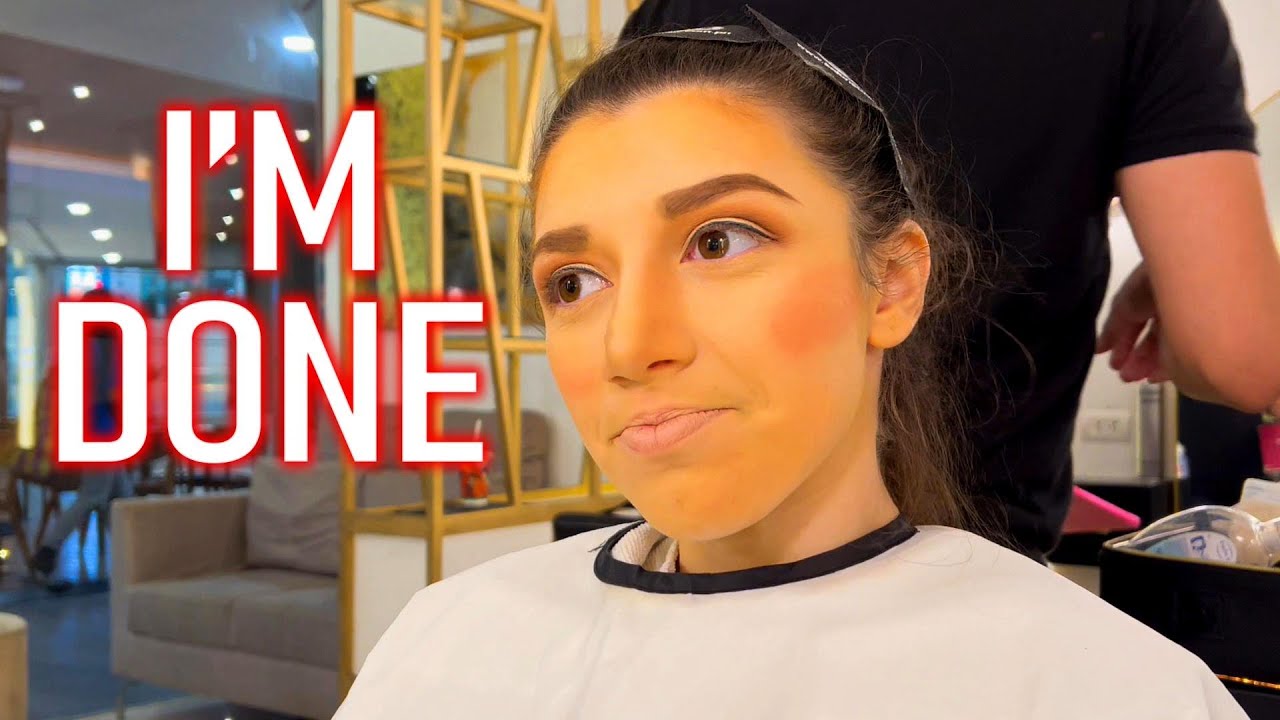 An embarrassing moment unfolds during my glam day