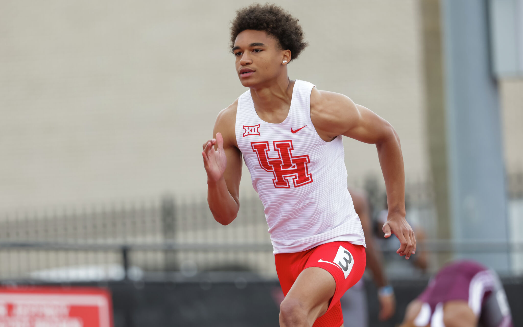 UH takes 3rd in Big 12 track as Cayden Broadnax wins 100, Jamar ...