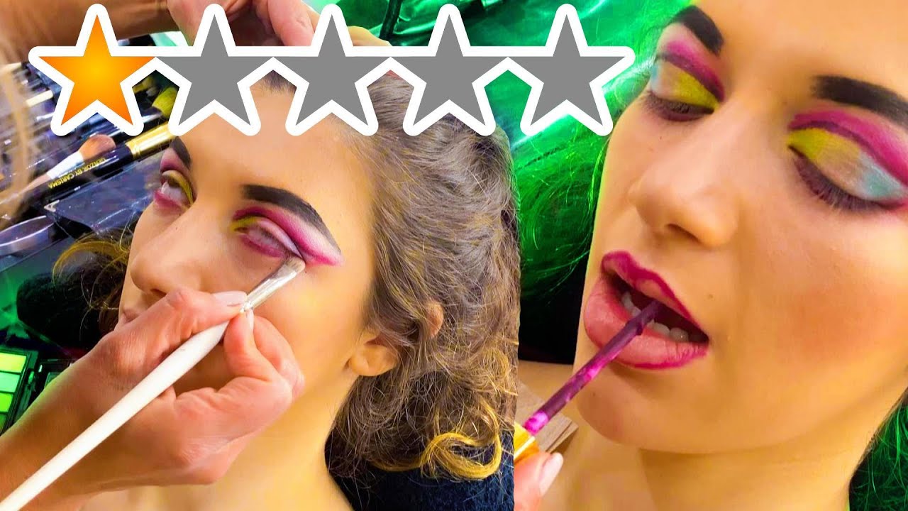 Worst reviewed makeup artist creates my Grinch Christmas look