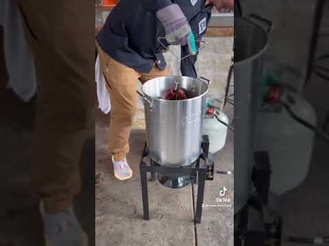 Cook Cajun fried turkey with bold spice and tender meat