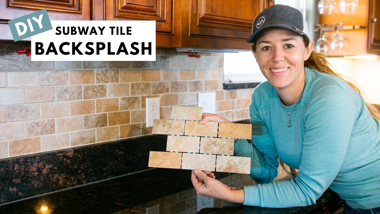 How to add subway tile backsplash over drywall