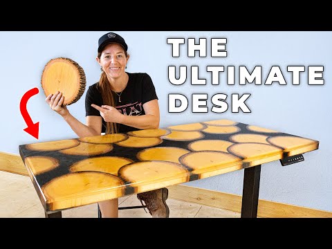 Build a Tree Limb Sitting Desk with Simple Steps