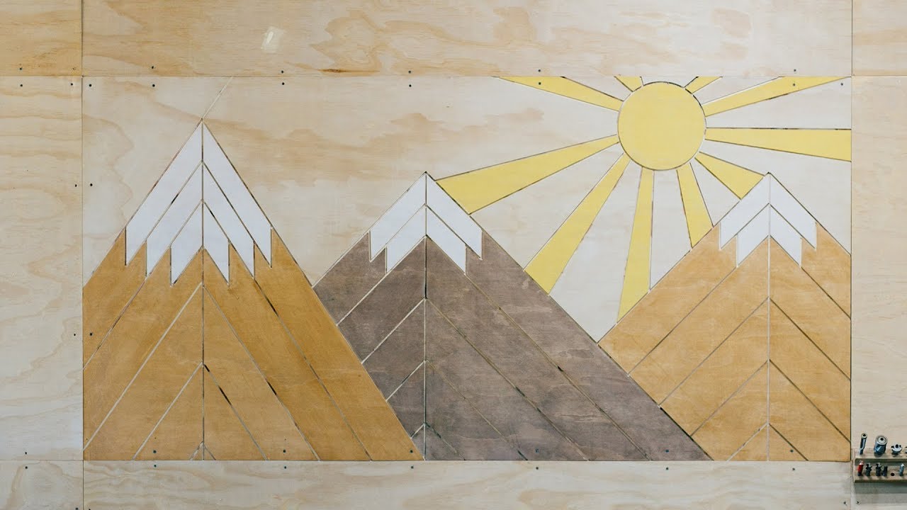 Create unique custom wall art from wood