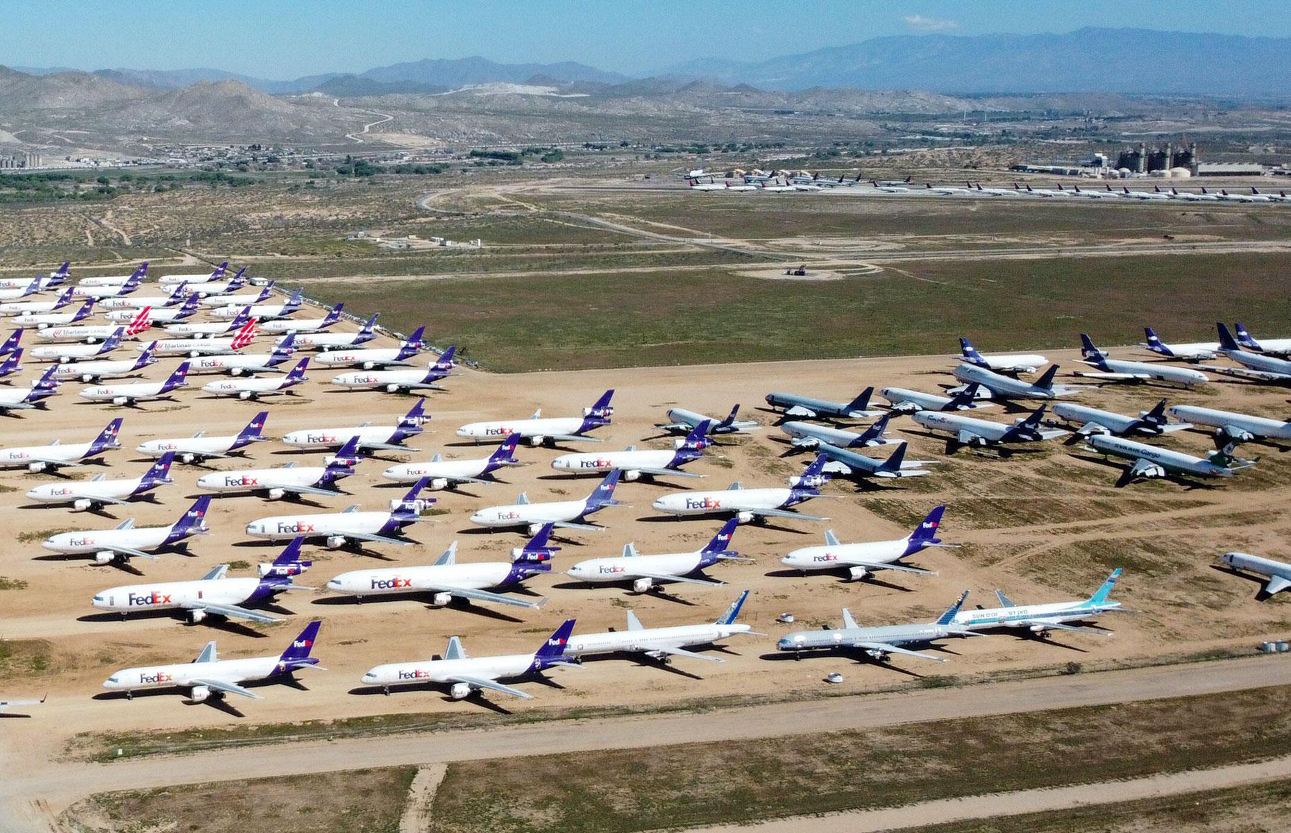 Inside the world's biggest aircraft graveyards