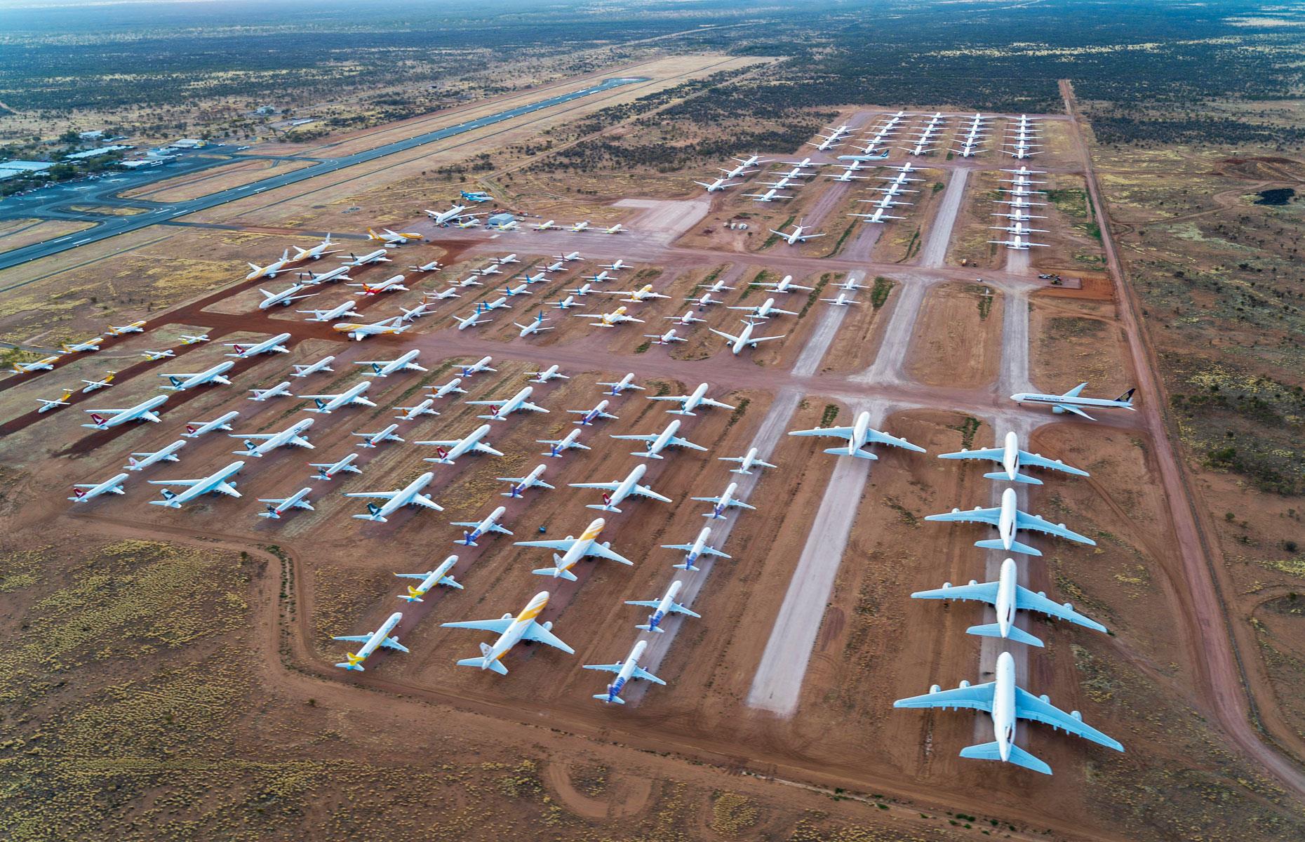 The world's biggest aircraft graveyards are hauntingly beautiful