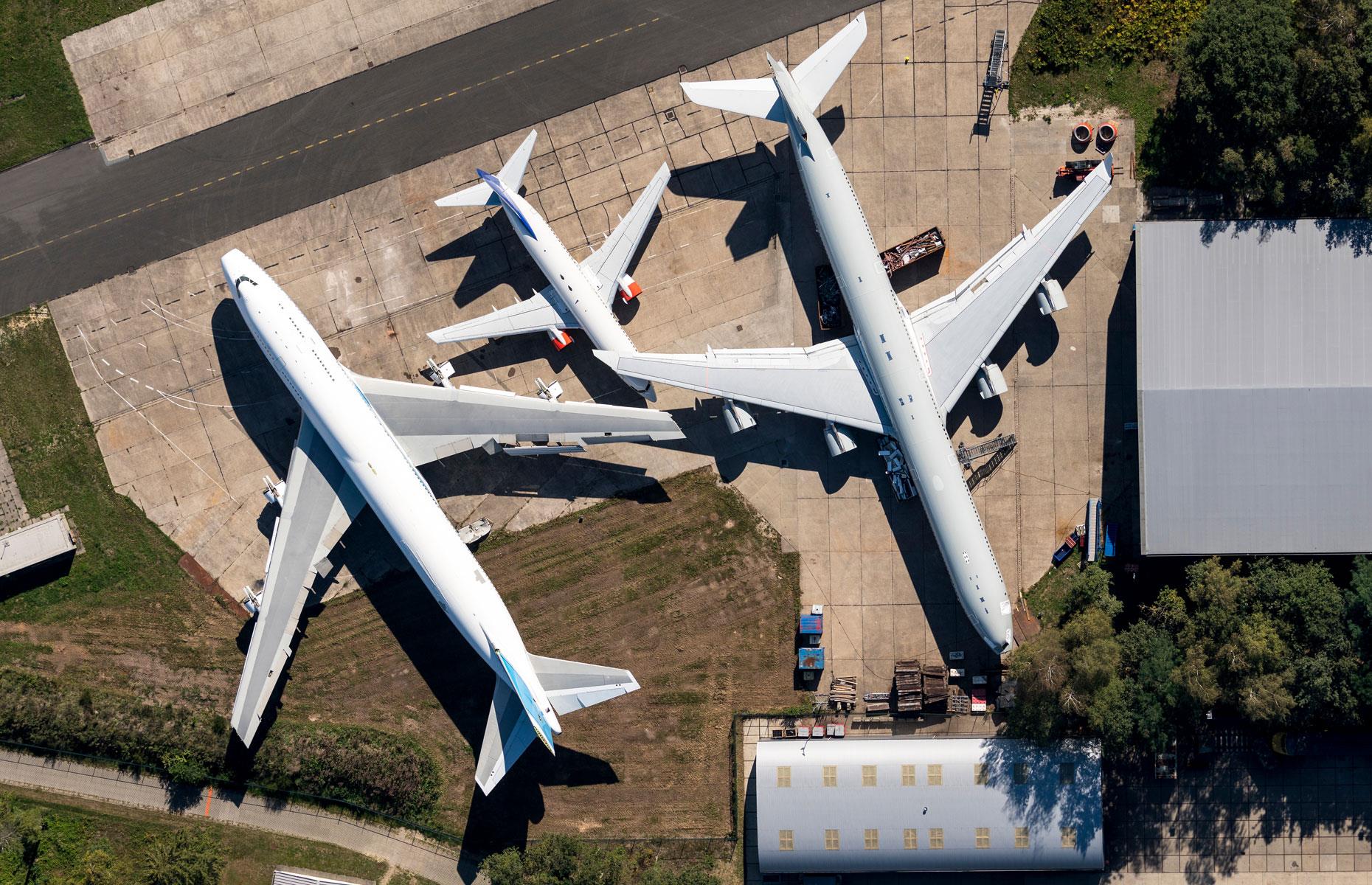Inside the planet's biggest airplane graveyards